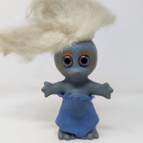 L. Khem | Toys | Vintage 964 L Khem Blue Alien Moon Goon Troll Doll 35 ...